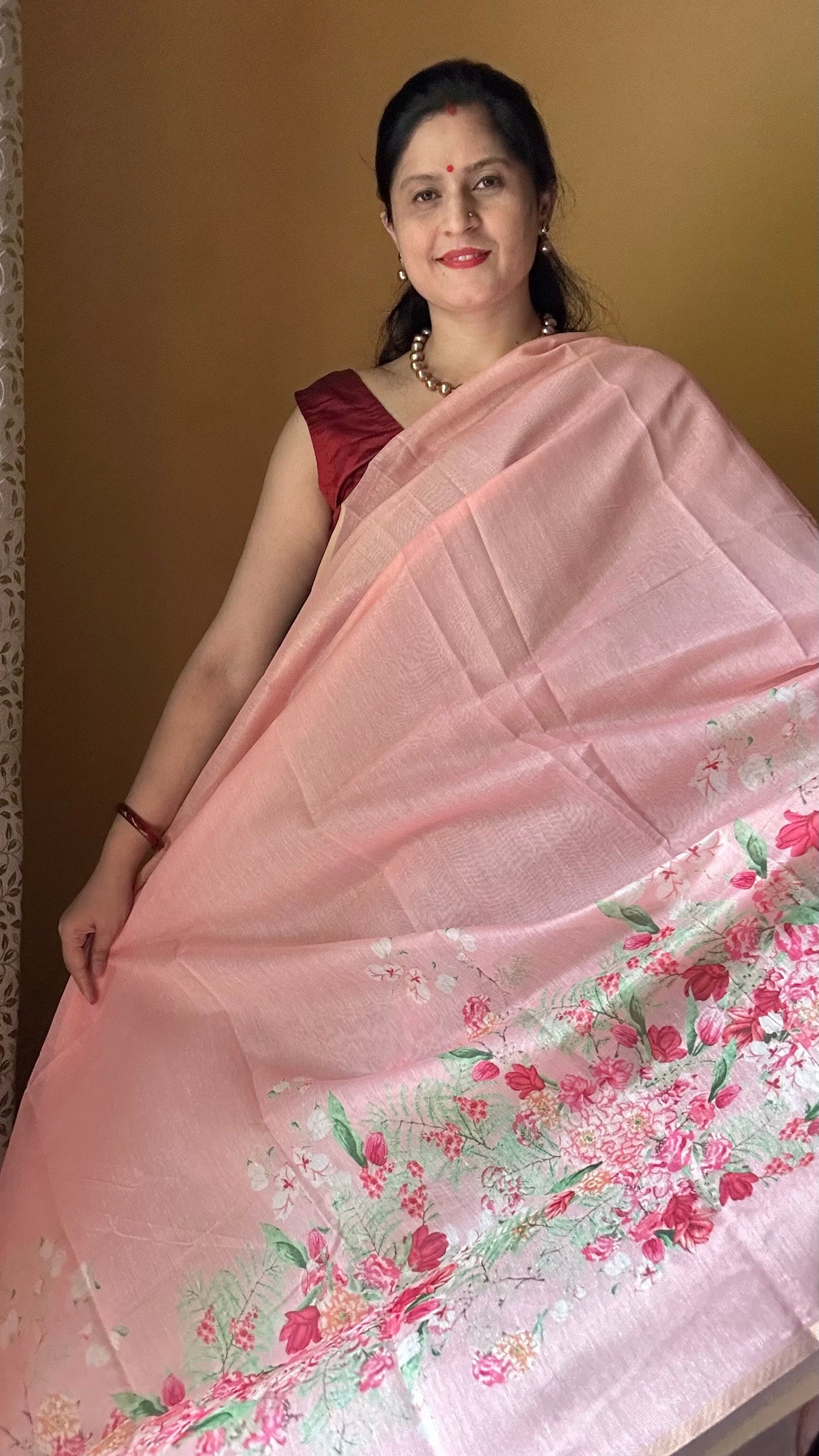 Navya Saree (Baby Pink) – SAMA by Rakhi