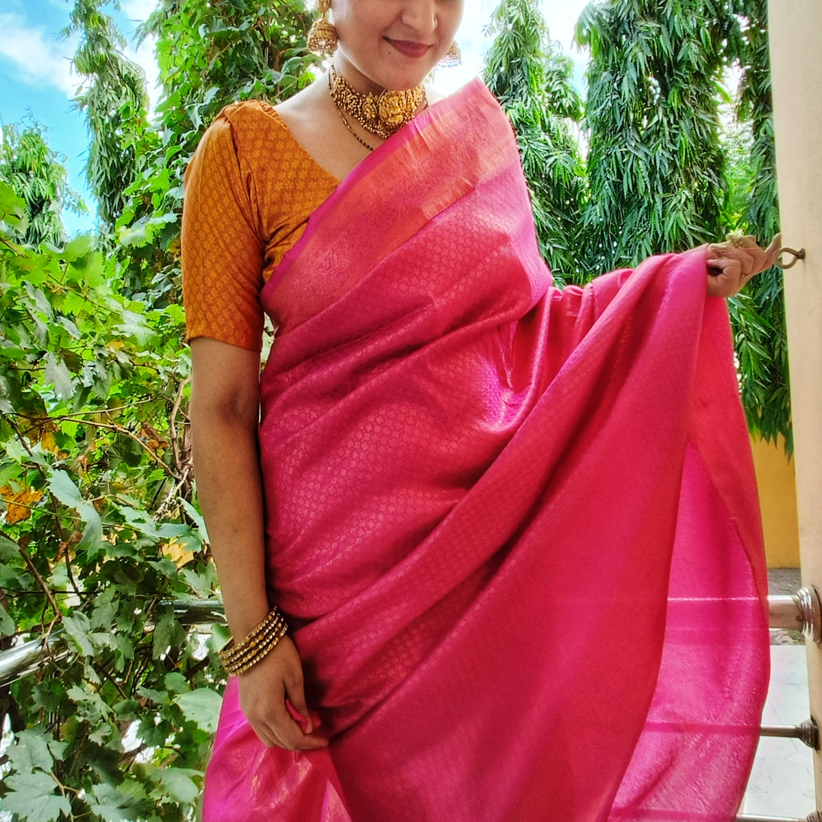 Ira Saree (Pink) – SAMA by Rakhi