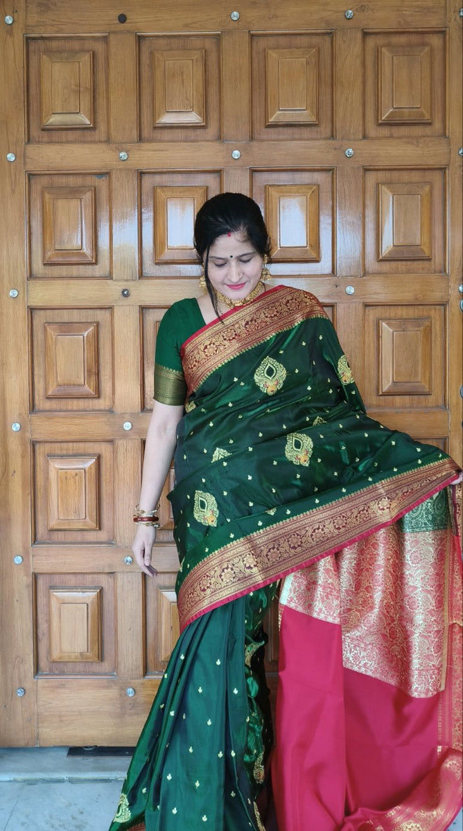 Diya Saree (Green) – SAMA by Rakhi