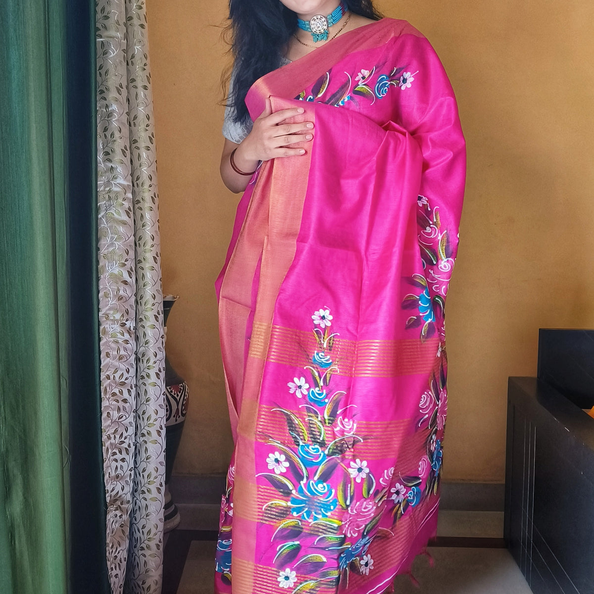 Alaana Saree ( Pink) – SAMA by Rakhi